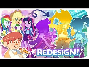 ✏️ REDESIGNING MLP Equestria Girls!! ✨🐴 (Redraw + Rewrite)