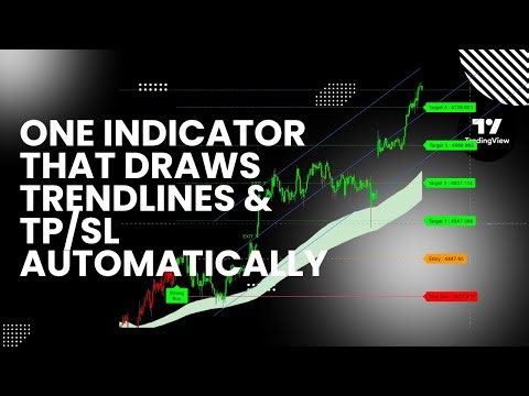 One Indicator That Draws Trendlines & TP/SL Automatically