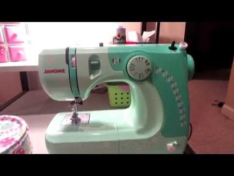 My sewing set up featuring Hello Kitty Sewing Machine