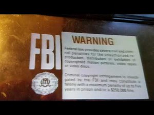 FBI Warning Screen/Warner Home video Logo