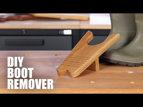 Making a Wooden Boot & Wellie Remover | Innovate Project