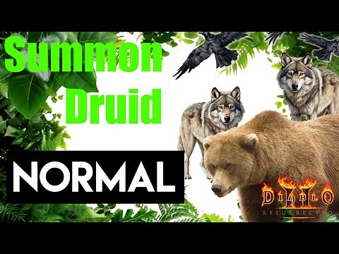 [Normal] Summon Druid Playthrough | Diablo 2 Resurrected
