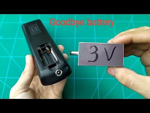 How to make a rechargeable 3V Li-Ion Battery - Say goodbye to your remote control batteries