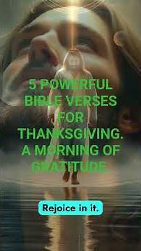 5 Powerful Bible Verses for Thanksgiving — A Morning of Gratitude