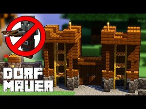 Dorf Mauer bauen Minecraft 1.14 🏰 Minecraft Tipps & Tricks | Minecraft 1.14 Lets Play deutsch