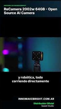 ReCamera 2002W - Camara IA con Linux Yolo V11 WiFi & Bluetooth