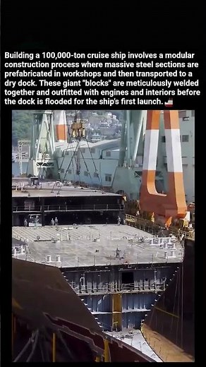 How a 100,000-Ton Cruise Ship Is Built | Inside the Modular Construction Process. #impossiblebuilds
