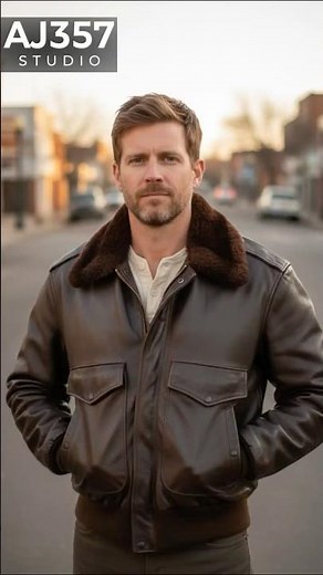 Vintage Flight Leather Jacket — Made in USA | AJ357 STUDIO フライトレザージャケット アメリカ製 #vintage