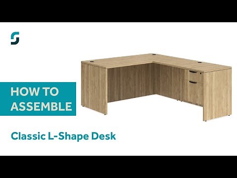 Classic L-Shape Desk Assembly Instructions