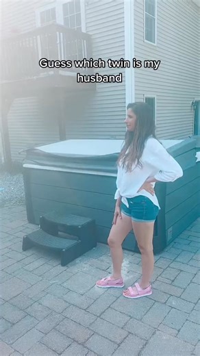 45K views · 63 reactions | Guess which twin is my loving husband? ✨ #TwinVibes #LoveGuess | Daniel Simons | Facebook