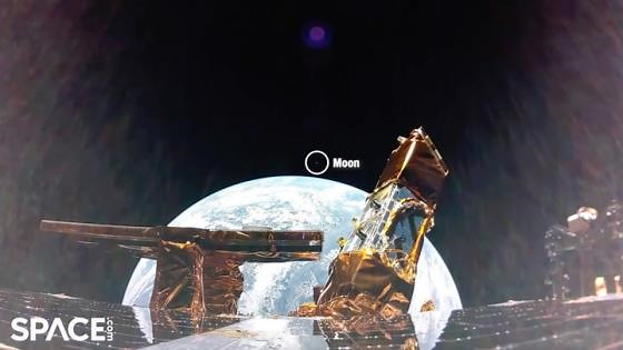 Firefly's Blue Ghost Lander Sees Earth Eclipse Moon In Amazing Time-Lapse From Space