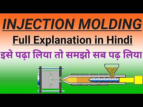 Injection Molding Full Explanation in Hindi ! All Topic Cover in one video !!!