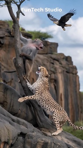 22K views · 41 reactions | Cheetah Vs Baboon Attack #animals #animal #animallover #shorts #short #shortvideo #wildlife #nature.mp4 | FunTech Studio | Facebook