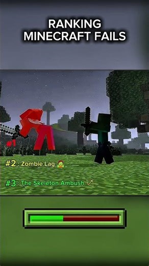 Ranking Minecraft Animation #shorts #minecraft #memes