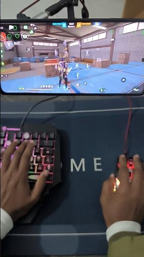 How to play free fire with keyboard mouse in mobile | ⌨️ 🖱📱 full setup without app no activation