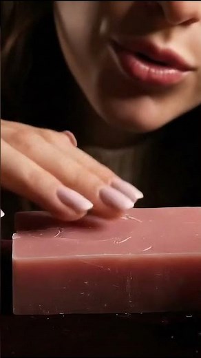 ASMR Soap Slicing + Mirror Tapping Therapy | Dual Sensory Stress Relief Experience