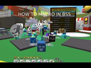 How to macro in Bee Swarm Simulator