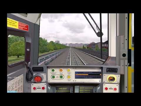 OpenBVE Driving Into Northolt (Eastbound) LT1996