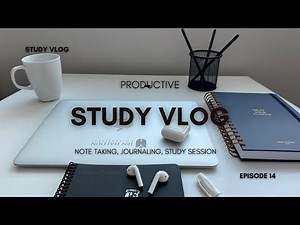 How to Study Productively 📚 | Journaling, Note-Taking & Studying English Effectively