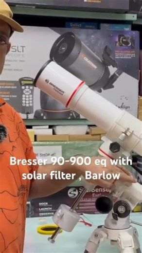 INDIA TELESCOPE SHOP on Instagram: "#bresser #powerful 90-900 refractor #telescope #review #indiatelescopeshop 9899212222, 9560687095 all India ship"