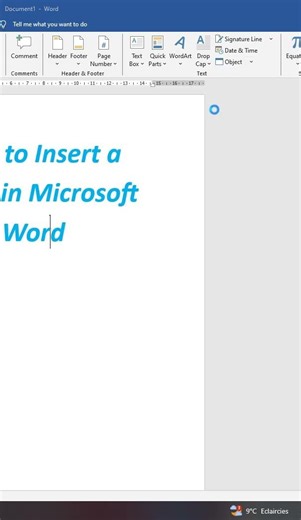 How to Insert a Video in Microsoft Word