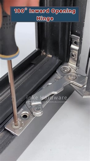 1.6M views · 13K reactions | #inke #hardware #windowsanddoors #Aluminiumwindows #hinge #Install | Inke | Facebook