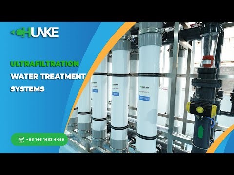 How does ultrafiltration water treatment system work? 176 m3 per hour UF Filter System from China