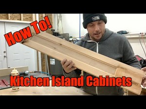 Building a Custom Kitchen Island! Alder Raised Panel Columns!