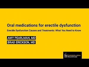 9. Oral medications for erectile dysfunction