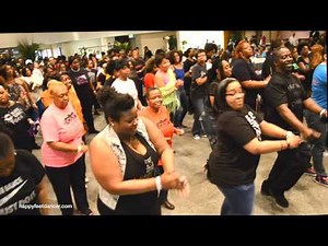 FLASHIN Line Dance @ Sunday Brunch Champagne Rm Baltimore MD Hosted by: AJ Dease 3/29/15