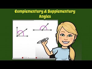 Complementary & Supplementary Angles - What are they? ---Middle School Math from The Magic of Math