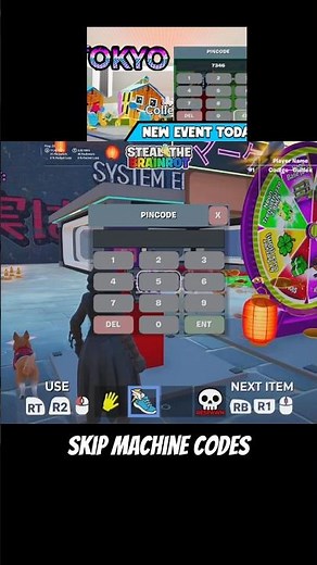 BEST MACHINE CODES SKIP TIME STEAL THE BRAINROT FORTNITE ADD SECRET SKIP TIME FORTNITE #fortnite