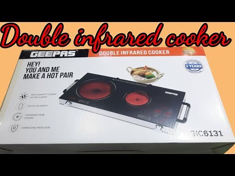 How to use infrared cooker|| Geepas Double infrared cooker