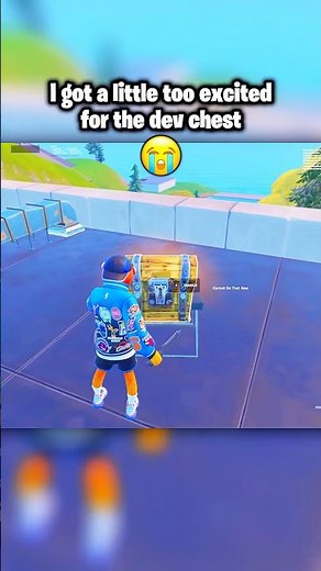 Bro got the new dev chest #fortnite #gaming