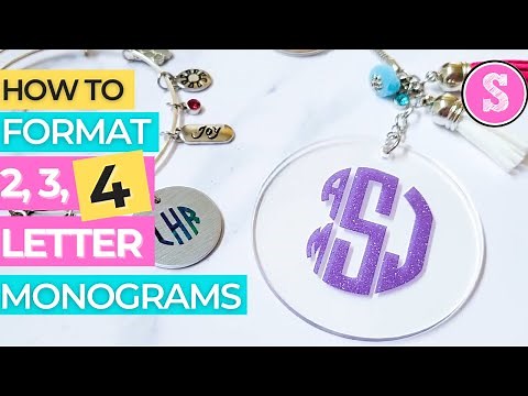 How to Make a 2, 3, or 4 Letter Monogram Logo