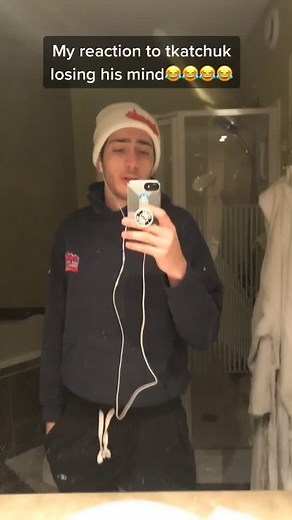 Don’t go around being an idiot if u can’t handle it being done back to you bud #fyp #hockey #reaction #meltdown #foryou