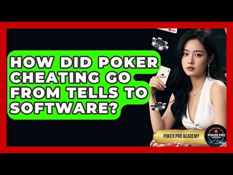 How Did Poker Cheating Go From Tells To Software? - Poker Pro Academy