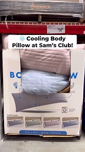 9.4K views · 26 reactions | ❄️ You all loved the cooling throw blankets and comforter sets that I posted a last week, and here are NEW matching cooling body pillows! Machine washable cover + so soft! Only $14.98. 殺 #samsclub #bedroomstyling #cozybedroom | Sam’s Club Lovers | Facebook