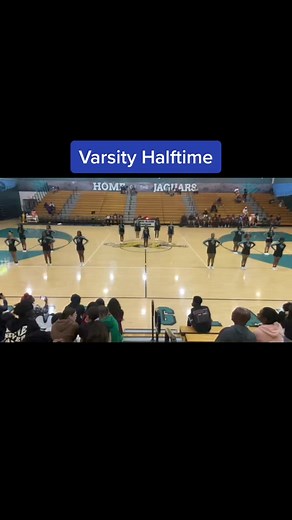 Exciting Varsity Cheerleaders Halftime Performance at Glades VS Creek Game