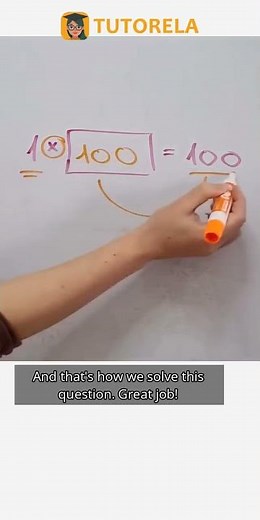 Solve: 1 × ? = 100 - Understanding Multiplication #Math #OrderOfOperationsForBeginners