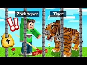 I Became A ZOO KEEPER In MINECRAFT! (Dangerous)