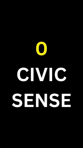 Zero Civic Sense #coding #programmer #funny #error #coder #relatable