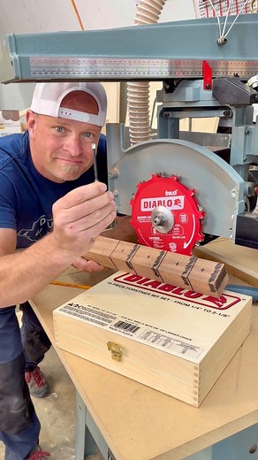 Dustin Mitchell | Making wood table top fasteners with @diablo_tools dado blade and Forster bit #diablotoolsambassador #woodwork #maker #tools | Instagram