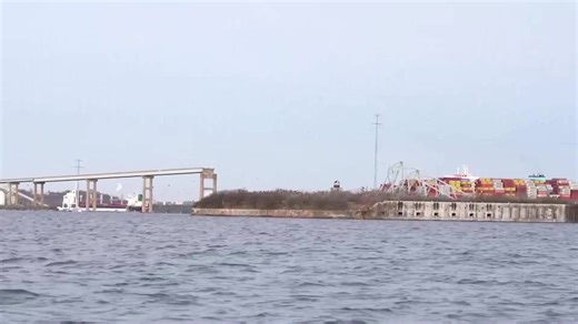 A container ship smashed into a four-lane bridge in the US port of Baltimore causing it to collapse, sending cars and people plunging into the river below https://reut.rs/49dTn3V | Reuters