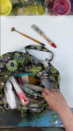 TIMELAPSE of an Abstract Acrylic Painting