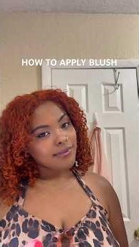 How to Apply Liquid Blush Correctly | Blush Placement Tutorial #welcometothebasics