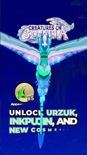 NEW LORE EVENT COSMETICS! 🧬 Creatures of Sonaria #shorts