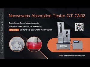 Nonwovens Absorption Testing Equipment GT-CN02