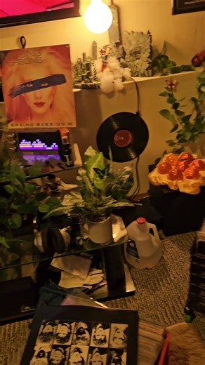 Spinning Vinyl wit DBZ articulation: Today 1982's Missing Persons Destination Unknown #plants #vinyl