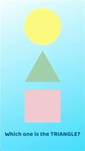 Can You Find the Triangle? | Toddler Shape Game (Ages 1–4)